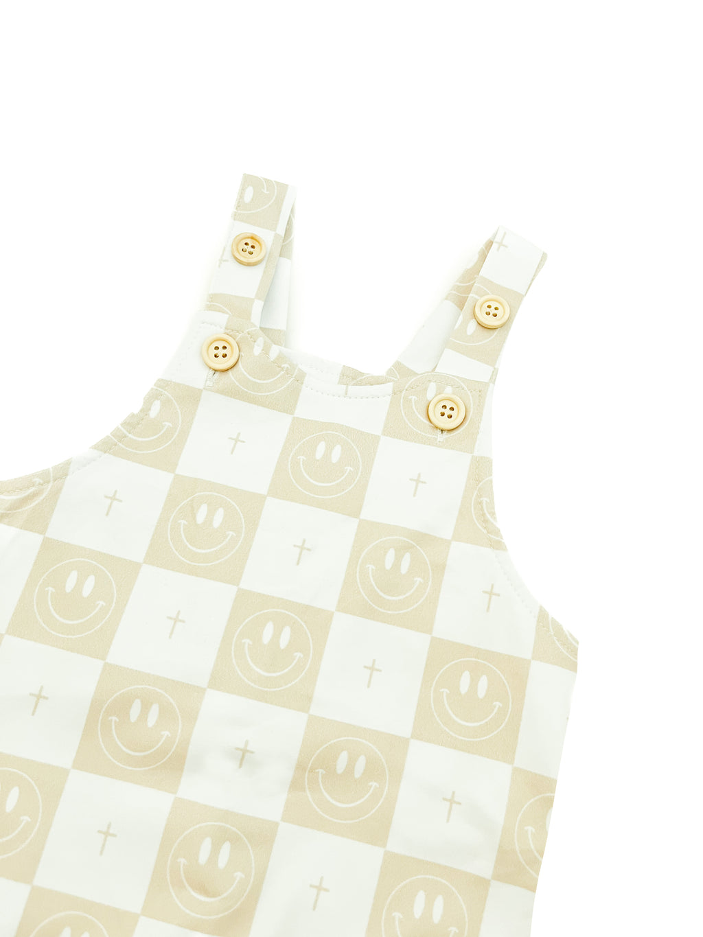 LAST ONE*** Smiley Face & Cross Checker Overalls – OUR HOUSE ABOVE