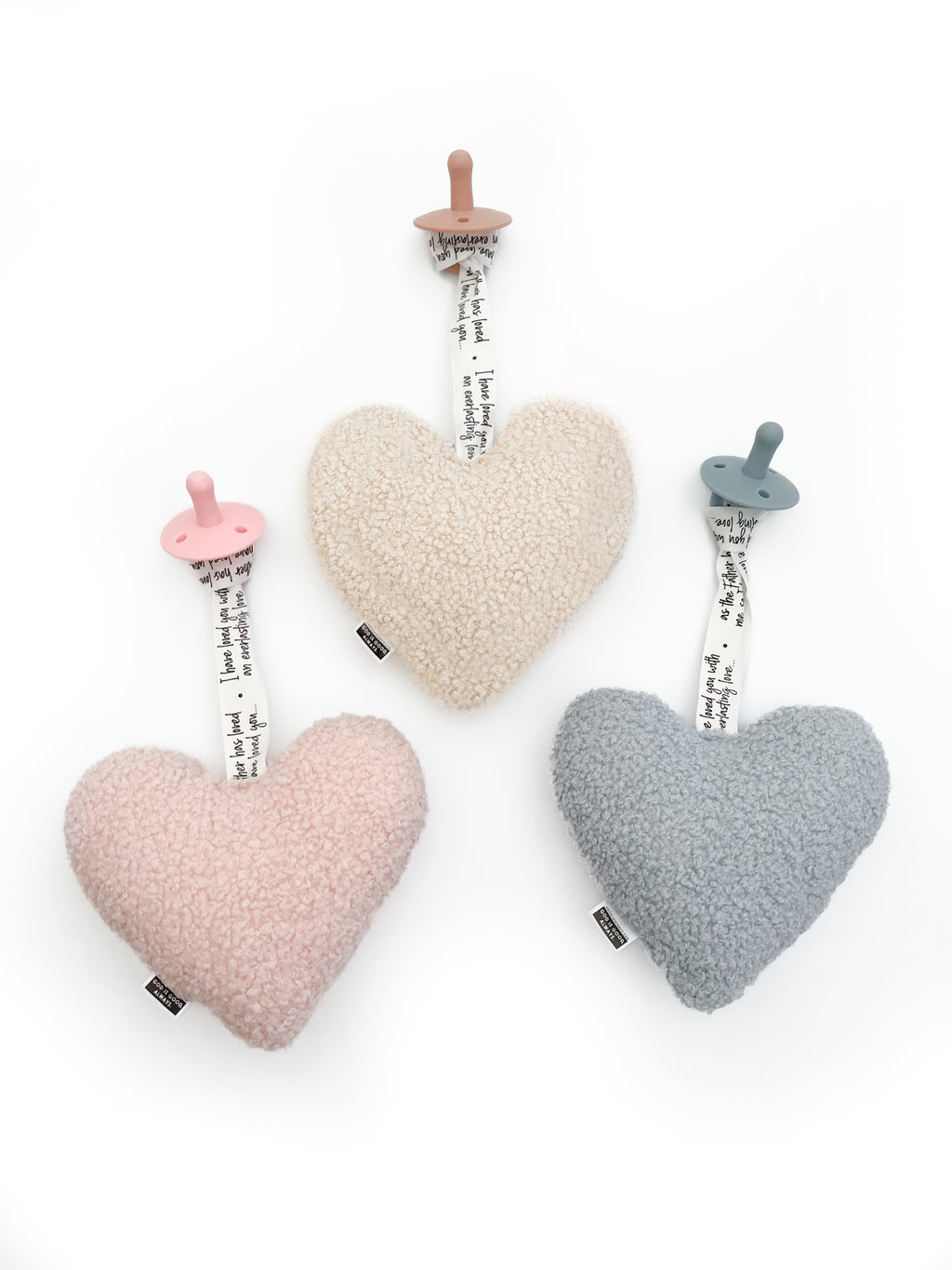 Pacifier Lovey Heart – OUR HOUSE ABOVE